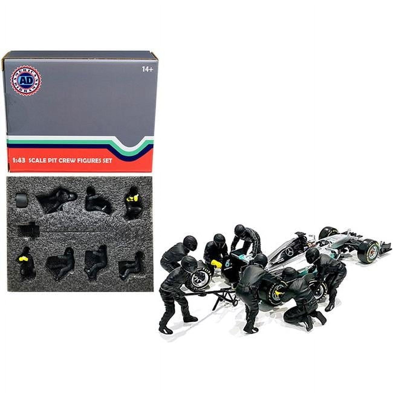 2.75 x 4 in. 1-43 Scale Formula One F1 Pit Crew 7 Figurine Set Team for ...