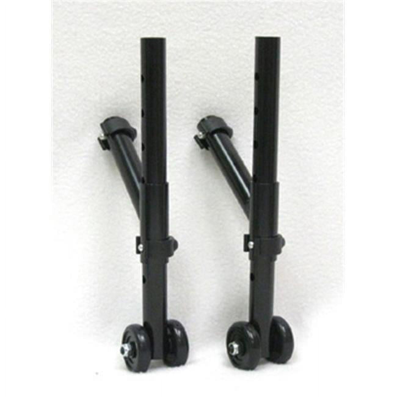 2.75 x 5 x 10 in. Universal Rear Anti-Tipper Push Button Roller Type ...