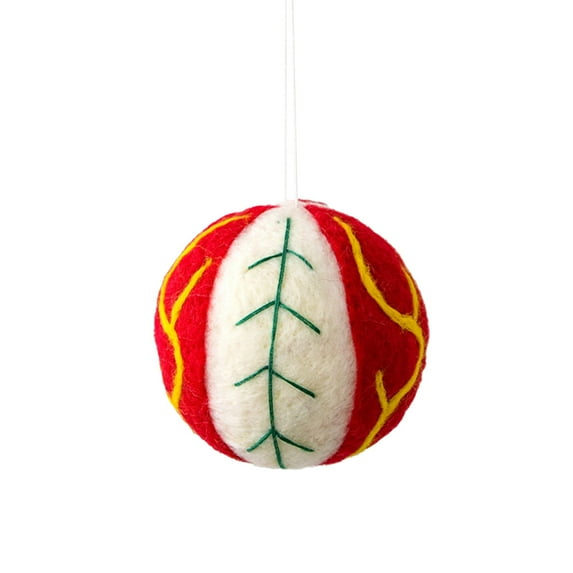 2.75in Christmas Wool Ball Christmas Decorations DIY Kit - Handmade ...