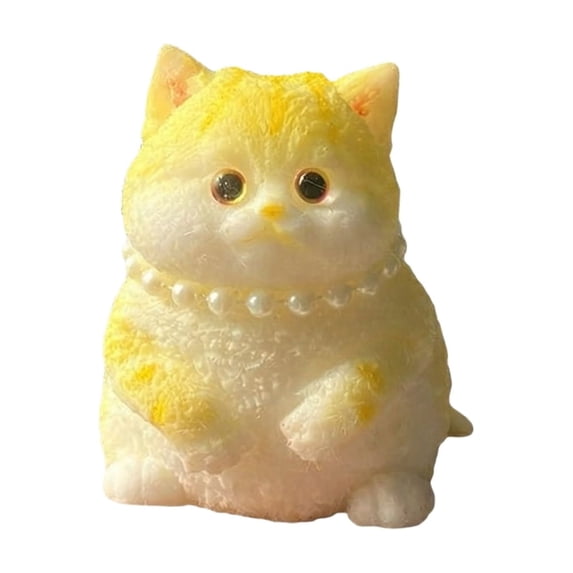 2.76 Inch Handmade Soft Cat Squishy, Stress Relief Sensory Fidget, Cute ...