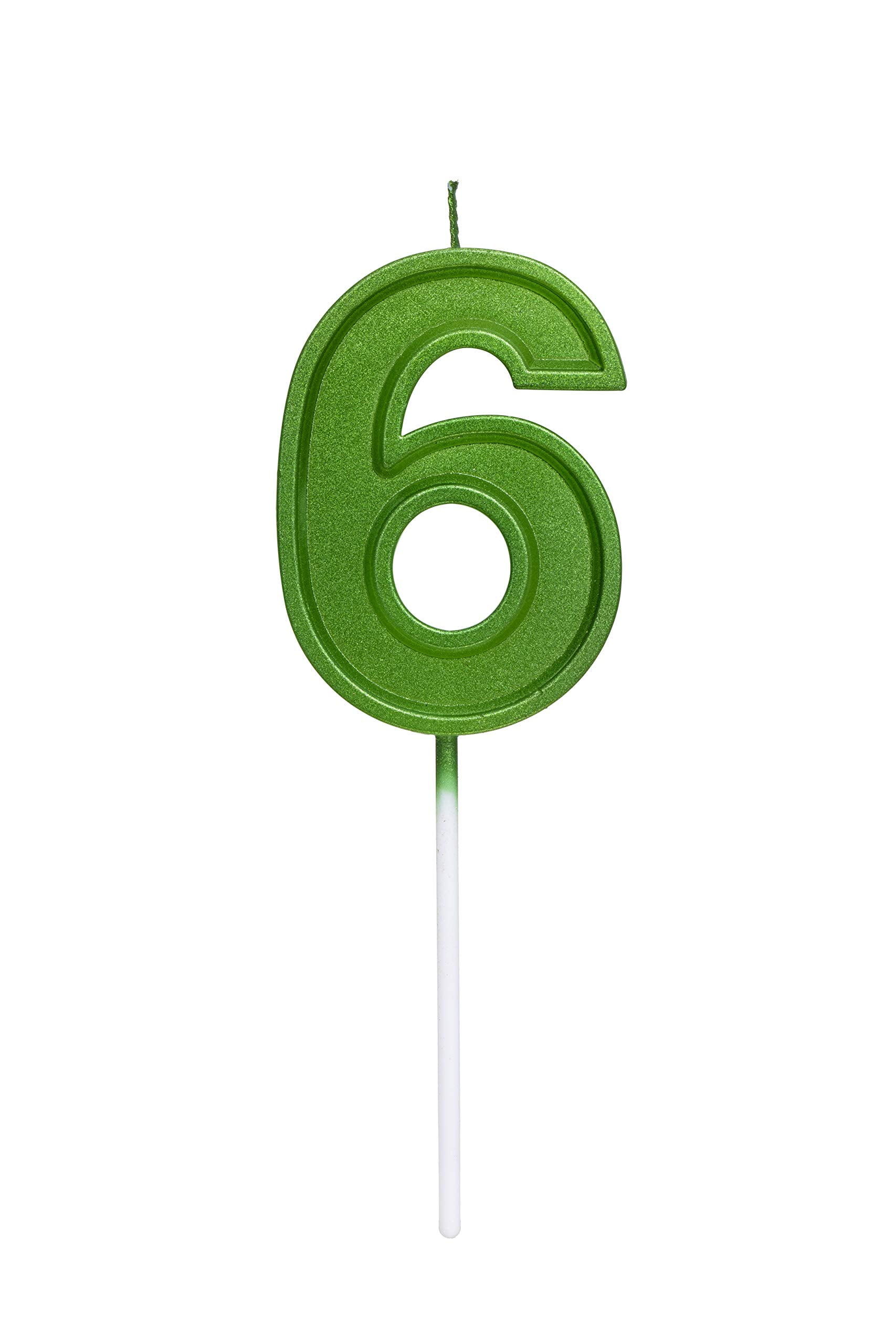 2.76 Inches Large Number Candles Birthday Candles Cake Numeral Candles ...