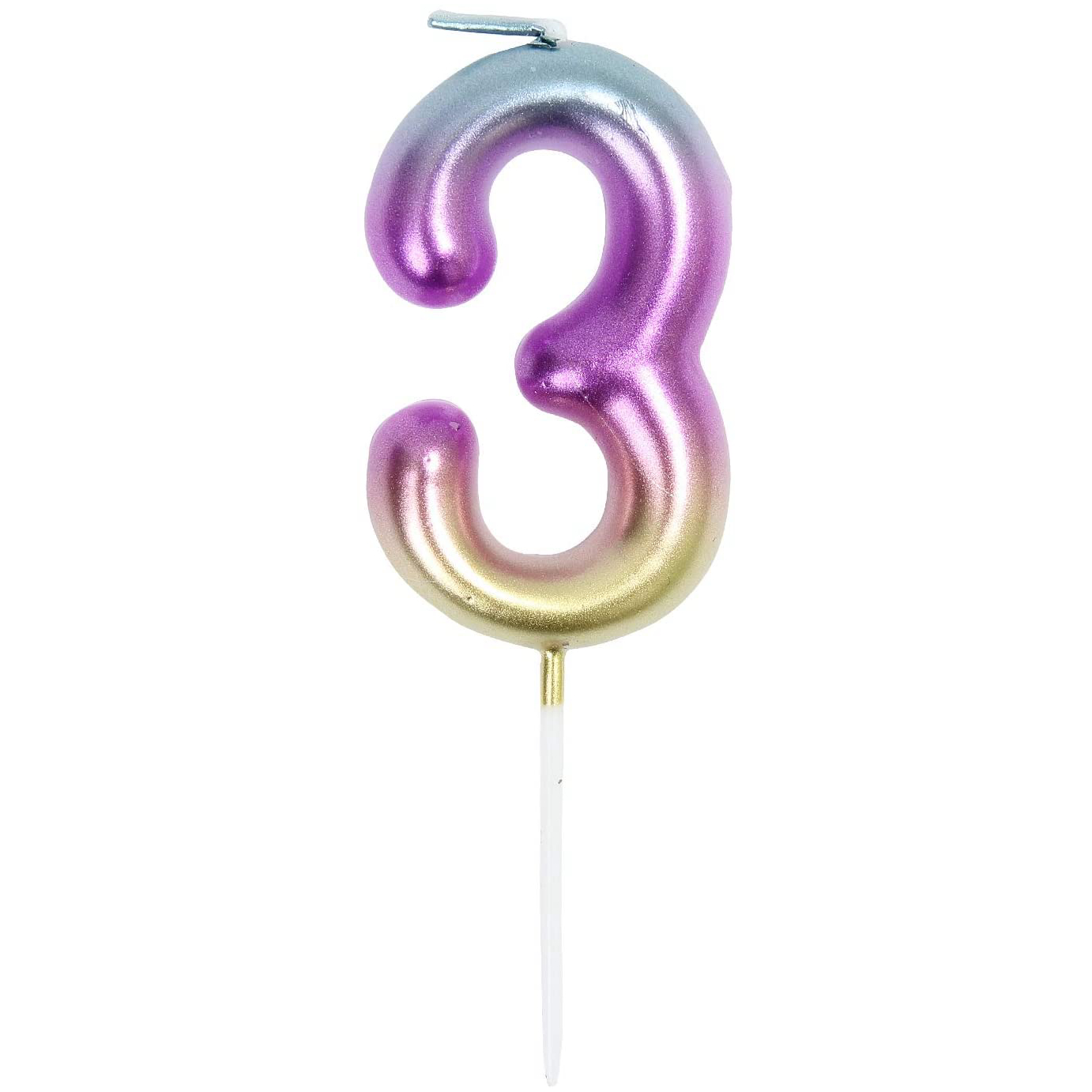 2.76" Large Birthday Candles 1st One Year Cake Baby Roman Cool Number ...