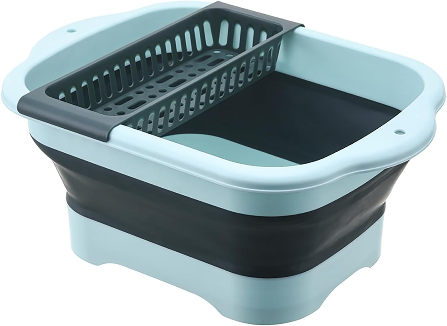 2.77 Gallon (10.5L) Collapsible Dish Basin with Drain Plug, Outdoor ...
