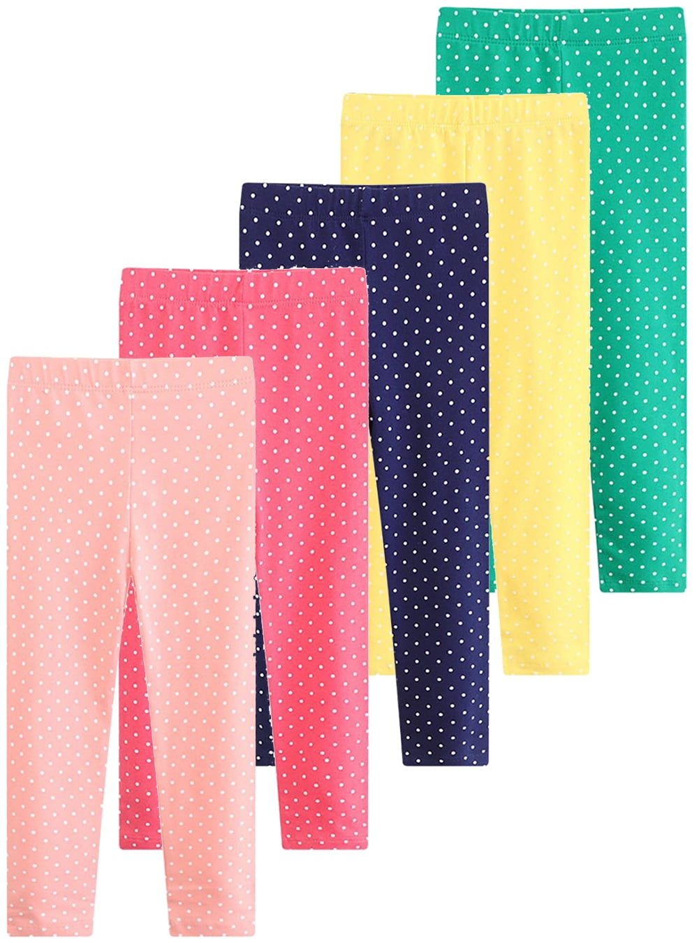 2-7T Girls Leggings Baby Girls' and Toddlers' Leggings Cotton Footless ...