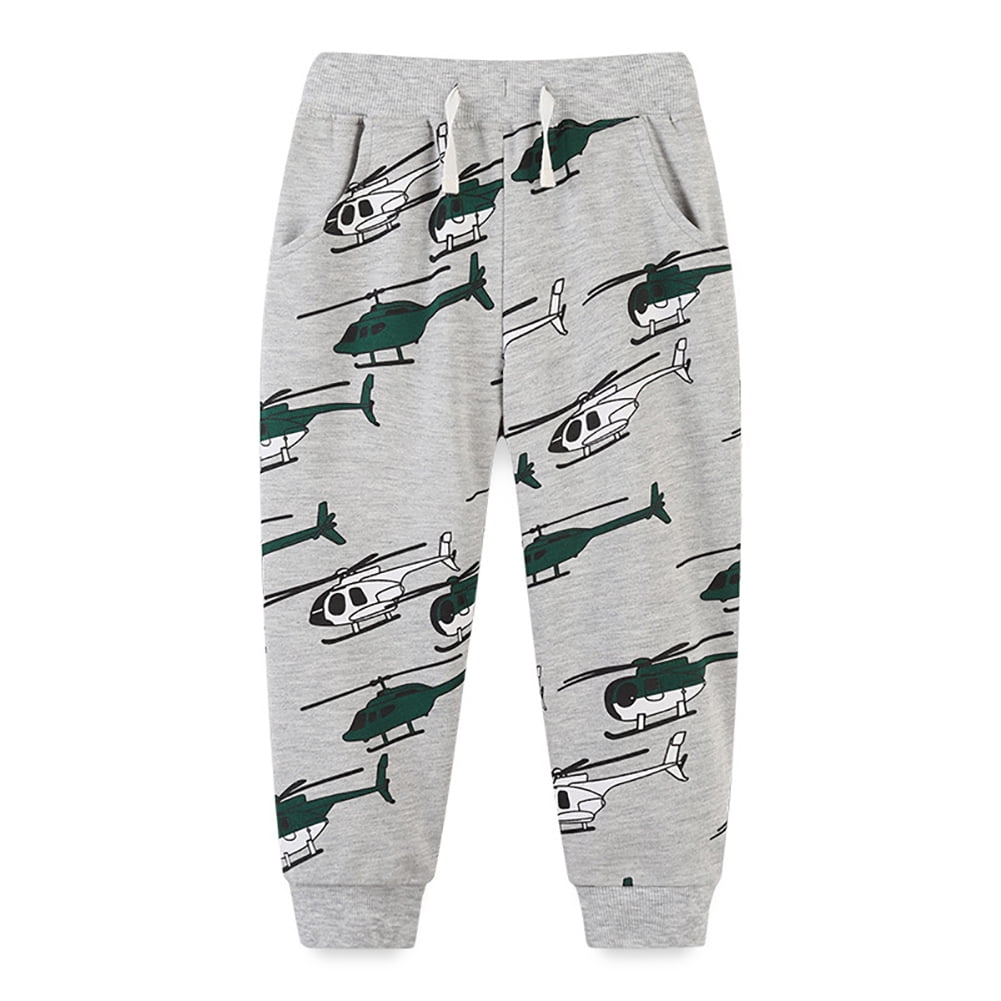 2-7T Toddler Kids Little Boys Casual Drawstring Sweatpants Jogger Pants ...
