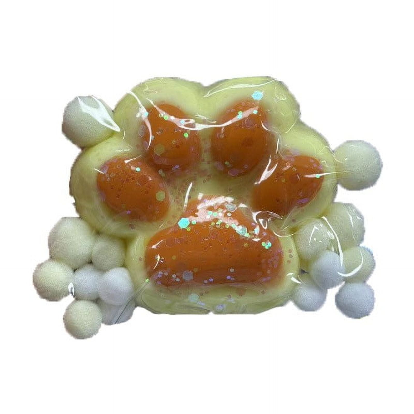 2.7in Cat Paw Stress Relief Fidget Toy Set – Cute Kawaii Squishy Paw ...