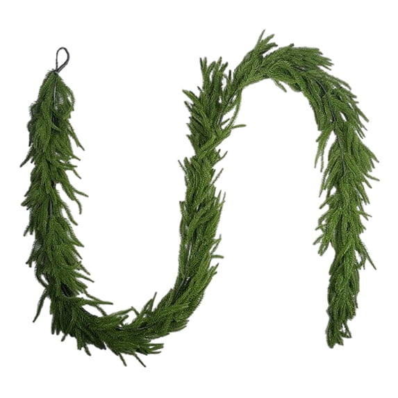 2.7m Green Rice Vine with High Density Leaves for Lifelike Home and ...