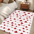 2.7x5 Area Rugs, Valentine's Day Non-Skid Rubber Backing Large ...