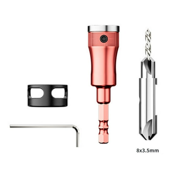 2.8-3.5Mm Countersink Drill Bit Set Adjustable Depth Stop Chamfer Wood ...