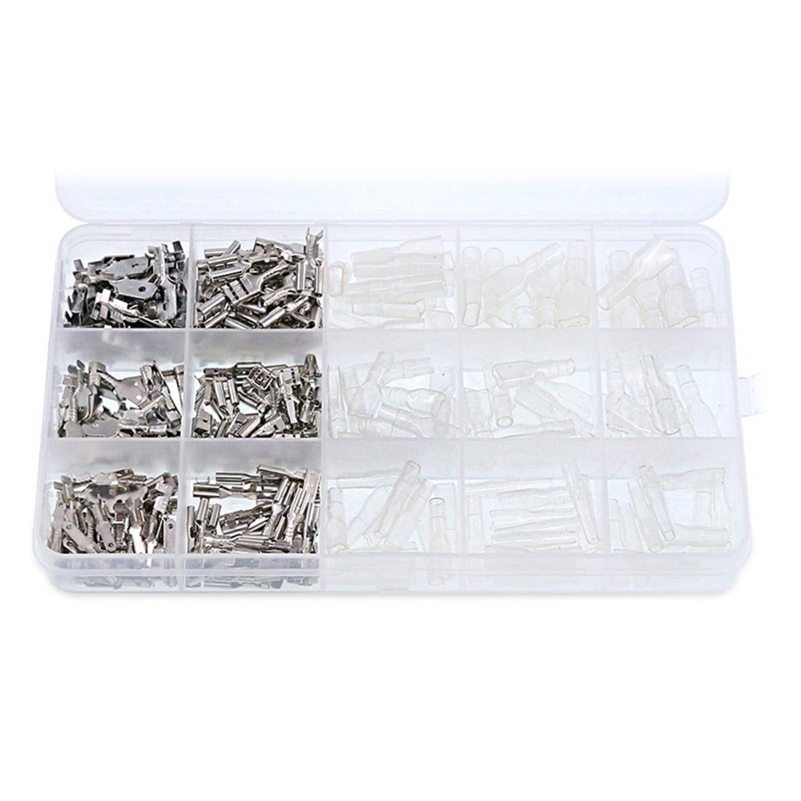 2.8/4.8/6.3mm Wire Connector set Male & Female Flat Crimp Connector Set ...
