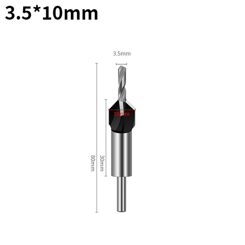 2.8-4mm Carbide Tipped Countersink Drill Bits 8mm/10mm Shank for ...