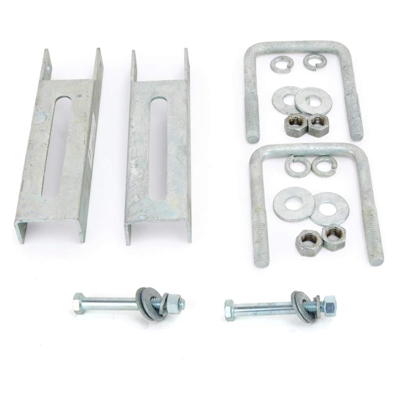 (2) 8" Galvanized Vertical Bunk Bracket Kit for 3x3 Boat Trailer Cross ...