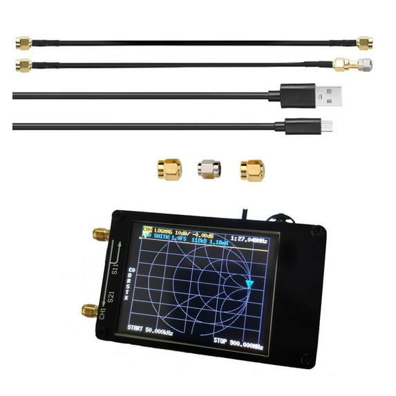 2.8 Inch Vector Network Analyzer VNA Supports 50KHz ~ 900KHz Antenna ...