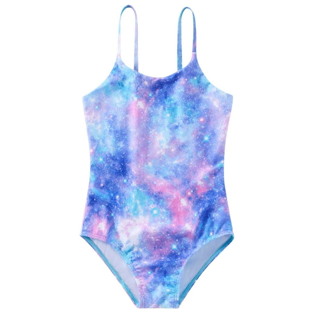 2-8 Years Girls Swimsuits One-Piece Bathing Suits Kids Sport Summer ...