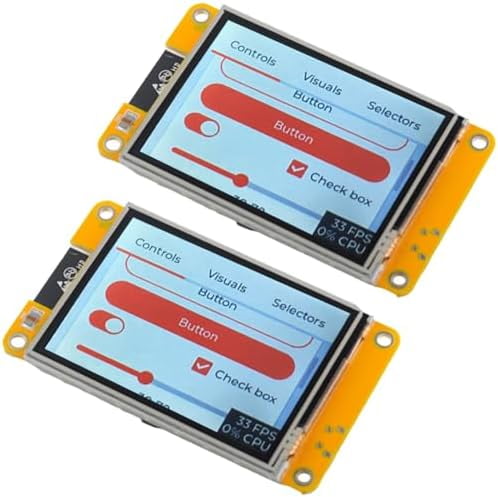 2.8 inch ESP32-2432S028R ESP32 Yellow Display - 9341 Resistive ...