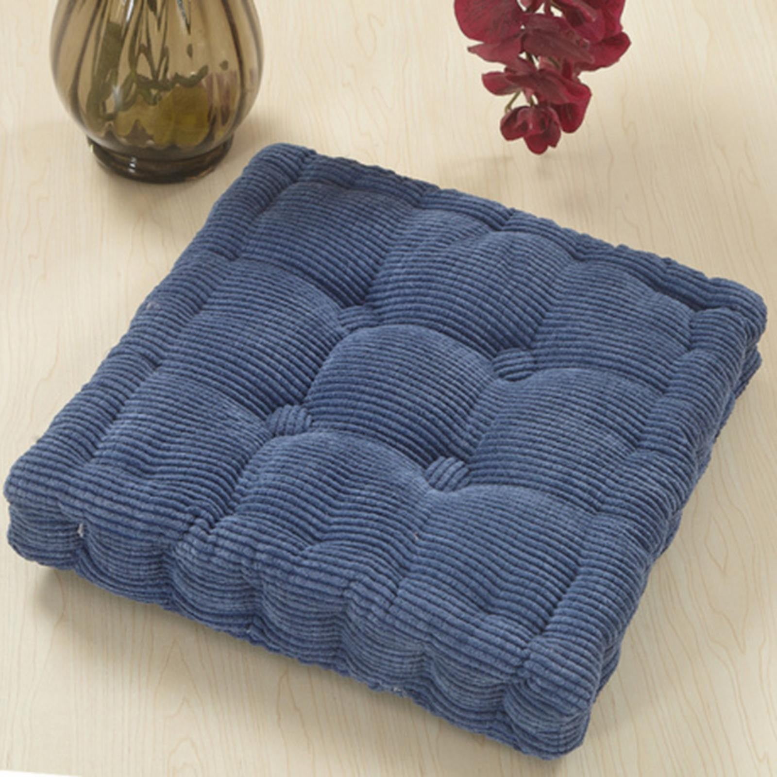 2.8 Inch Thicken Corduroy Cushion Pads 16x16 Inch Solid Color Soft ...