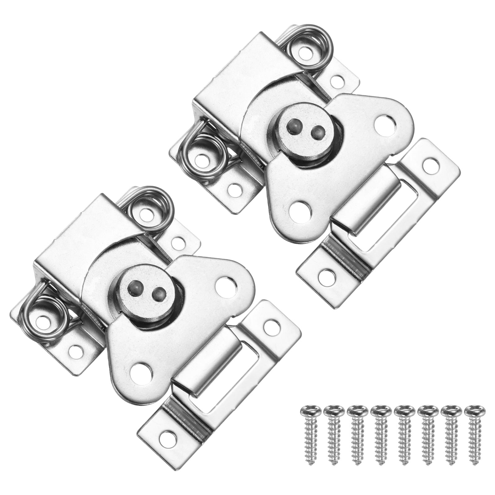 2.83x2.52" Spring Loaded Butterfly Twist Latch, 2Pcs Steel Twist Latch ...