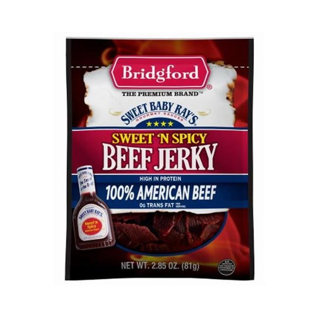 2.85 oz Sweet Baby Rays Sweet N Spicy Beef Jerky - Walmart.com