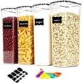 2.8L Airtight Food Storage Containers Set - BPA Free Kitchen Pantry ...