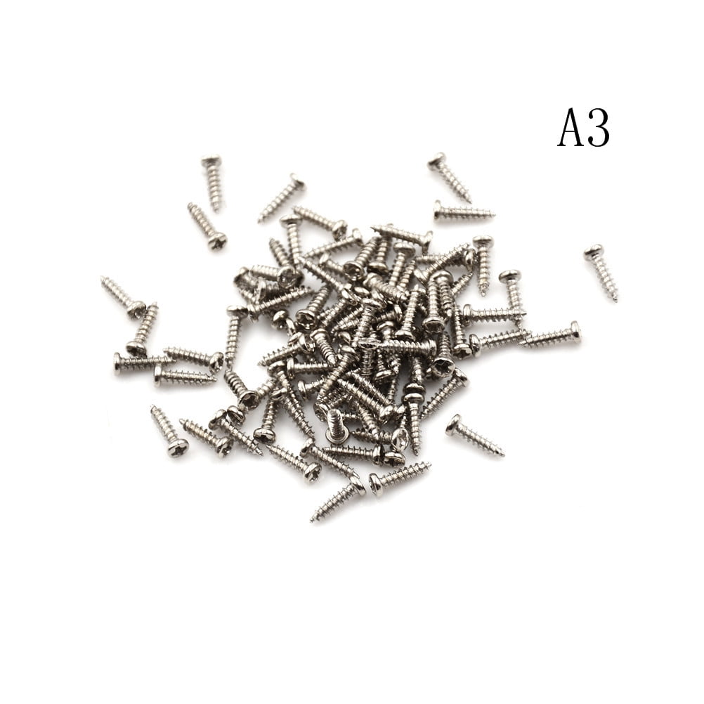 (2*8MM) 100pcs M2 Screw Thread Diameter Round Head Cross Screws Self ...