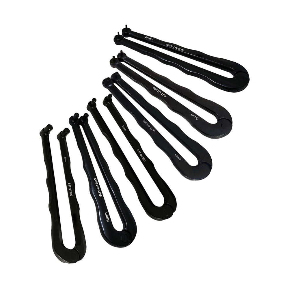 2-8Mm Finish Steel Adjustable Pin-Type Face Spanner Wrench For Round ...