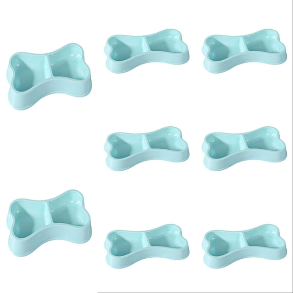 2-8PC Lightweight Small Food and Water Pet Bowls Dog Feeding Bowls Cat ...