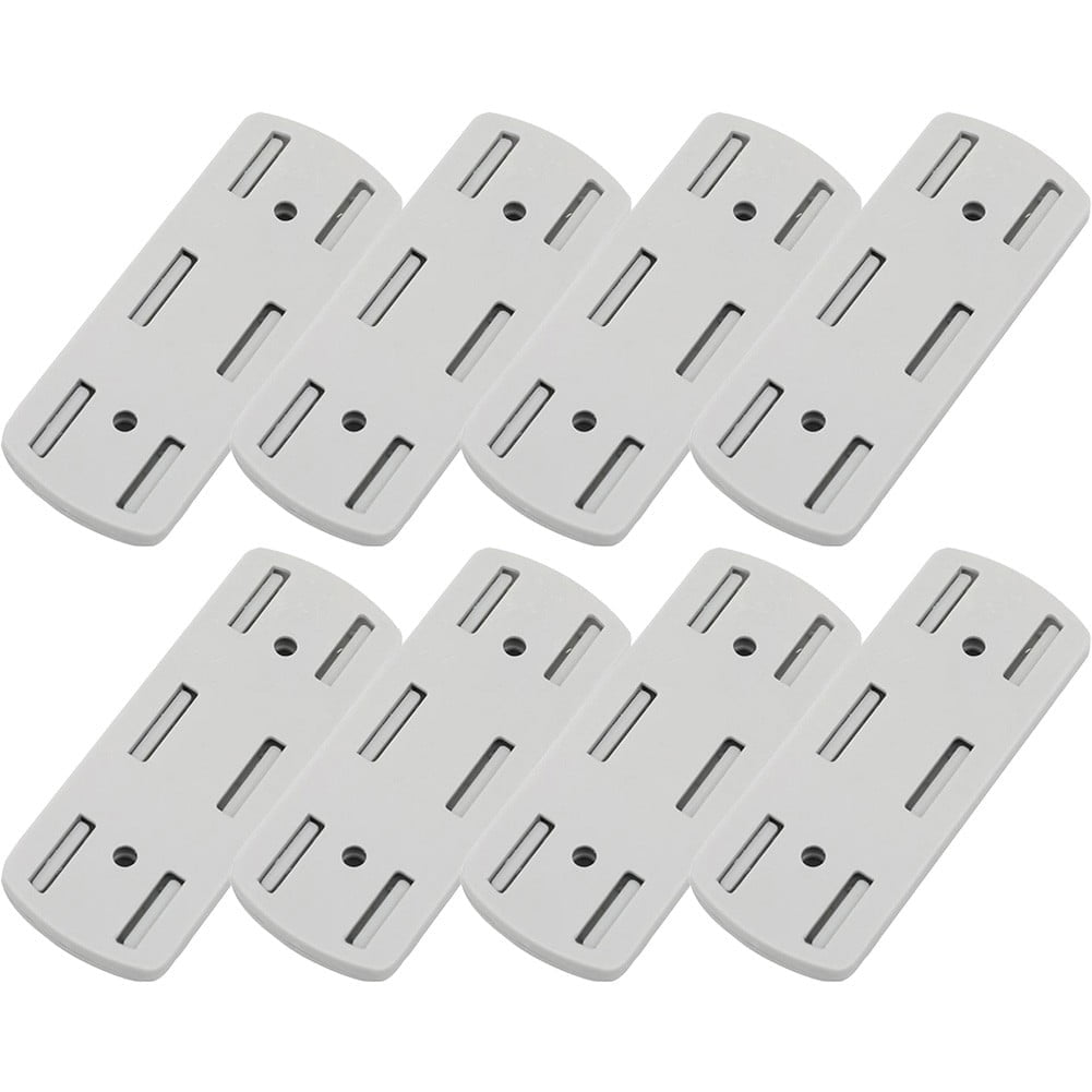 2-8PCS Plug Sticker Wall Mounted Punch Free Power Board Holder Power ...