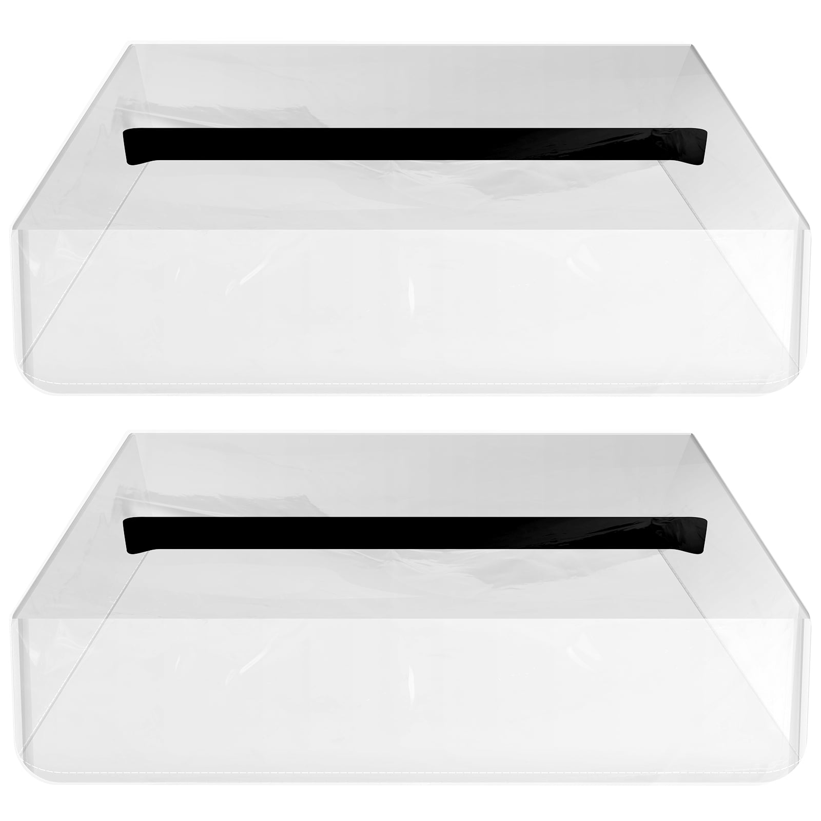 2/8Pcs Plastic Chair Covers Transparent PVC Dining Chairs Protector ...