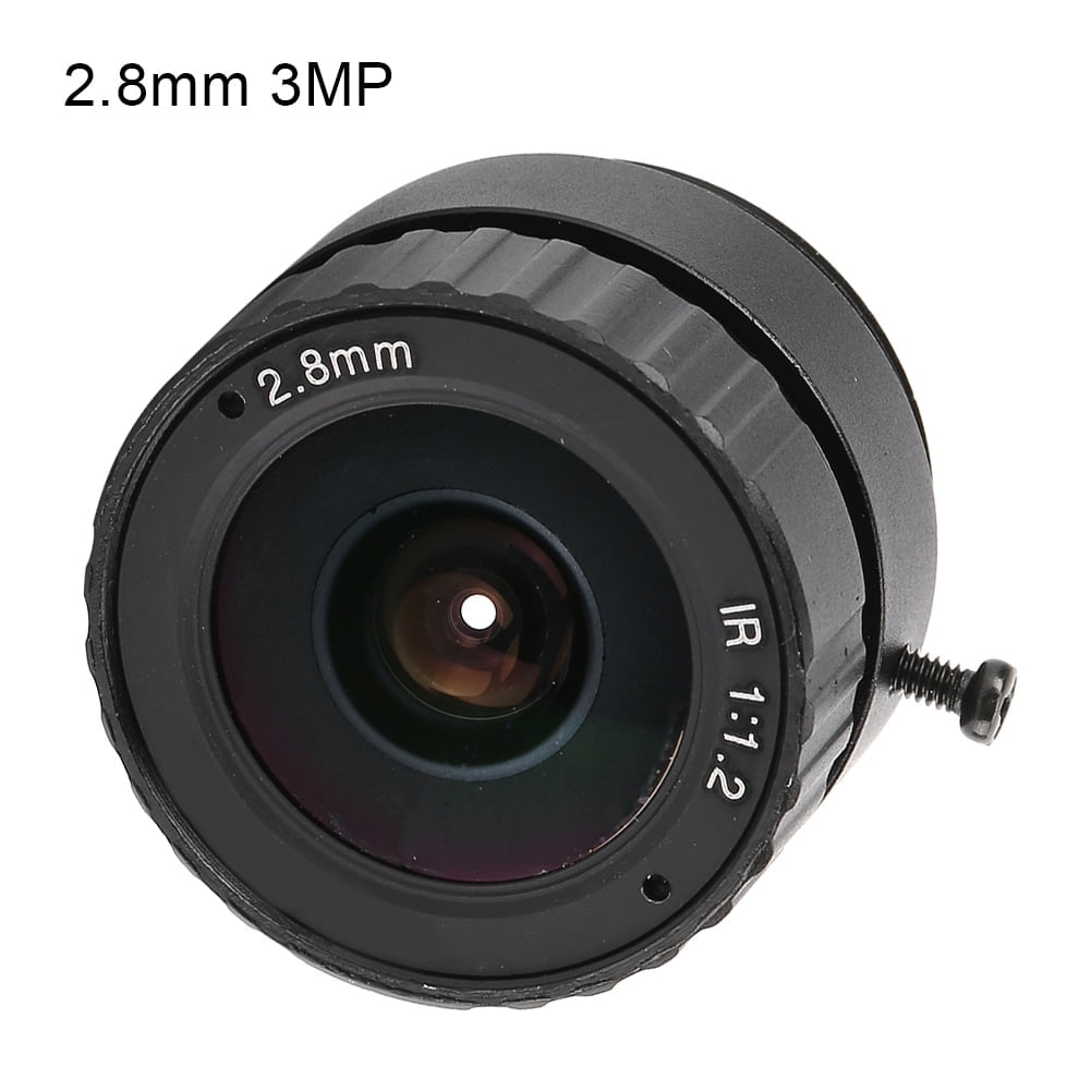 2.8mm 3MP HD F1.2 CS Mount Fixed CCTV Lens for Camera, 1/2.5 Sensor Size, High-Quality 2.8mm ...