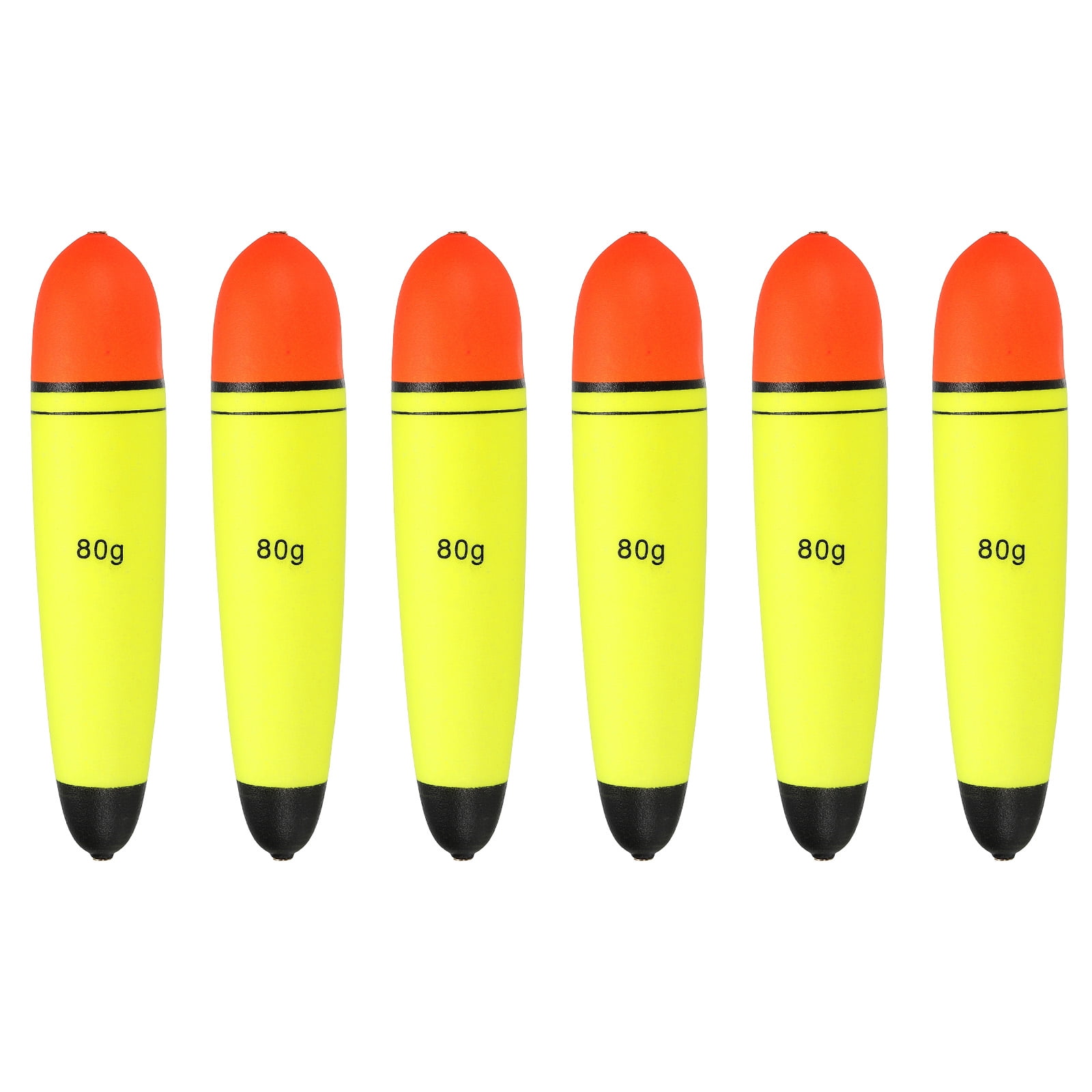 2.8oz Fishing Slip Bobbers EVA Fishing Float, Yellow, 6 Pack - Walmart.com