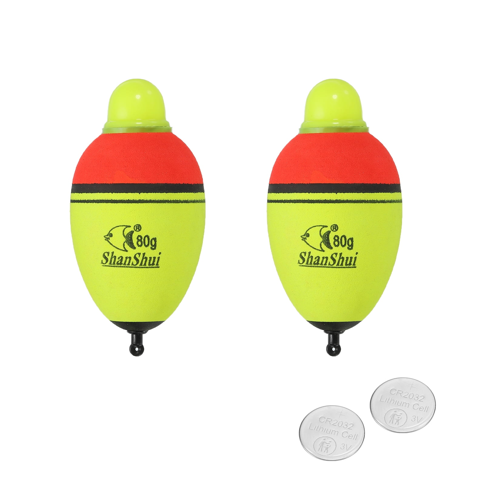 2.8oz Lighted Fishing Slip Bobbers EVA Light Up Fishing Float with ...