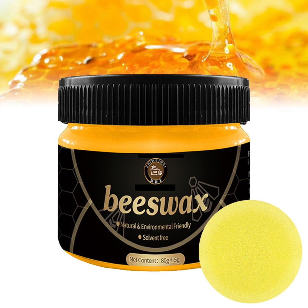 2.8oz Wood Seasoning Beewax, Multipurpose Natural Wood Wax Traditional ...