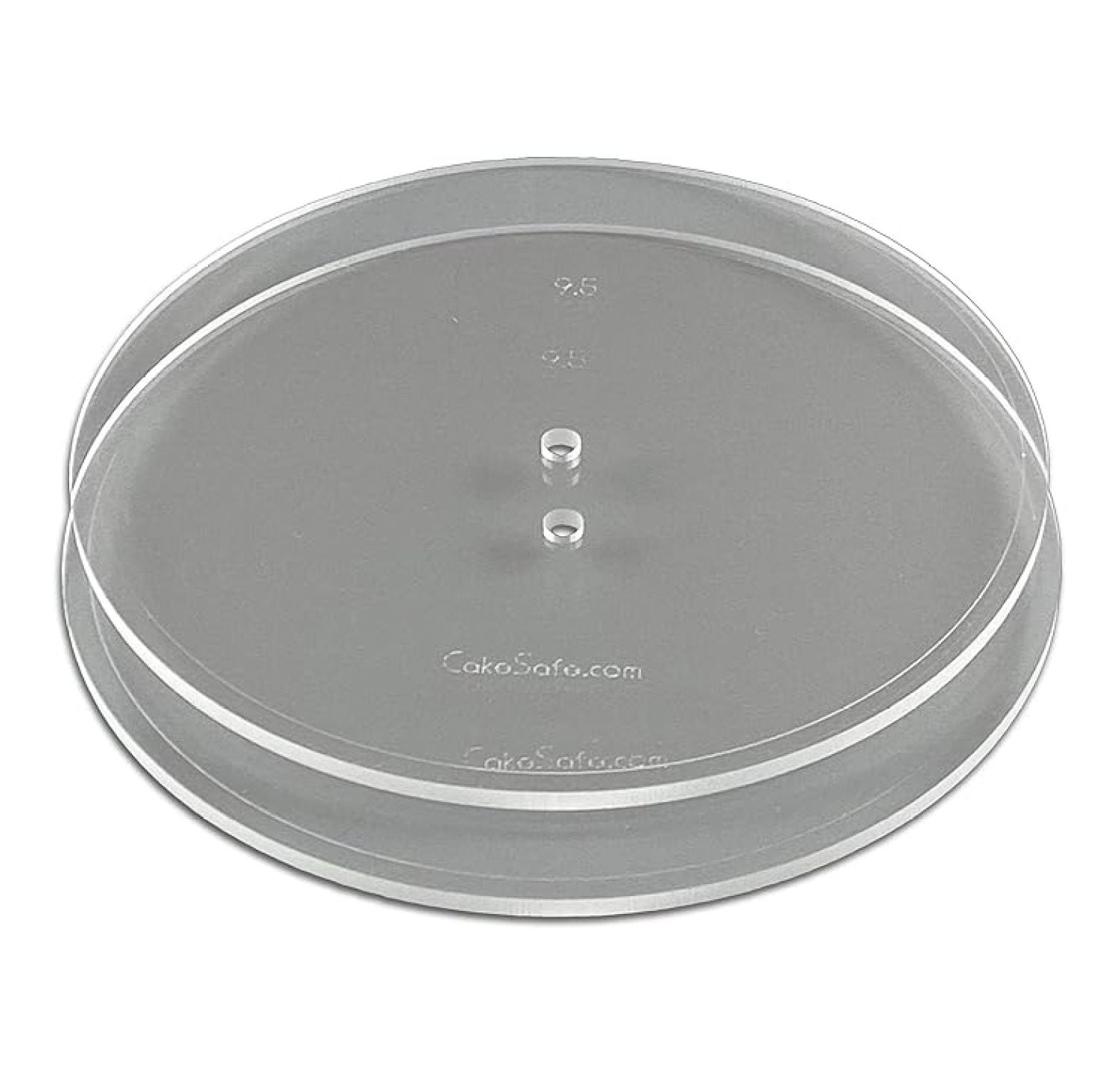 2-9.5” Clear ¼” Acrylic Disks – Perfect Icing Tool to Smooth the ...