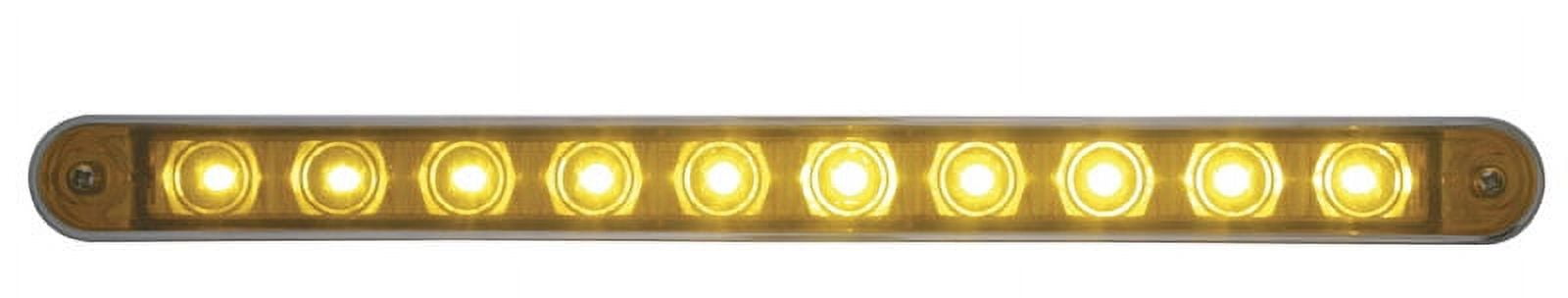 (2) 9" Amber LED Truck Trailer RV Flasher Park Running Turn Signal ...