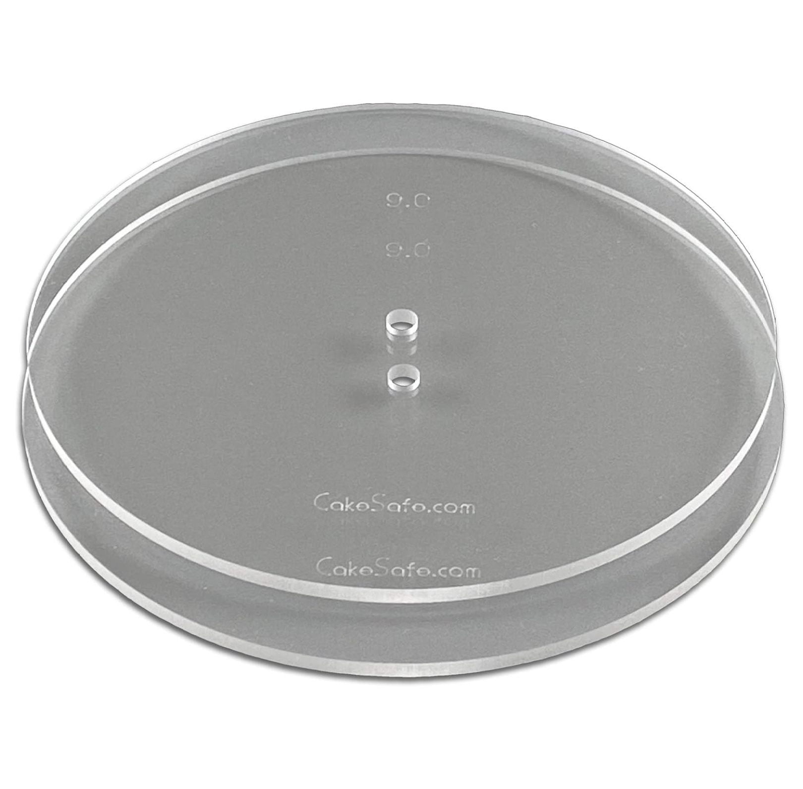 2-9” Clear ¼” Acrylic Disks – Perfect Icing Tool to Smooth the ...