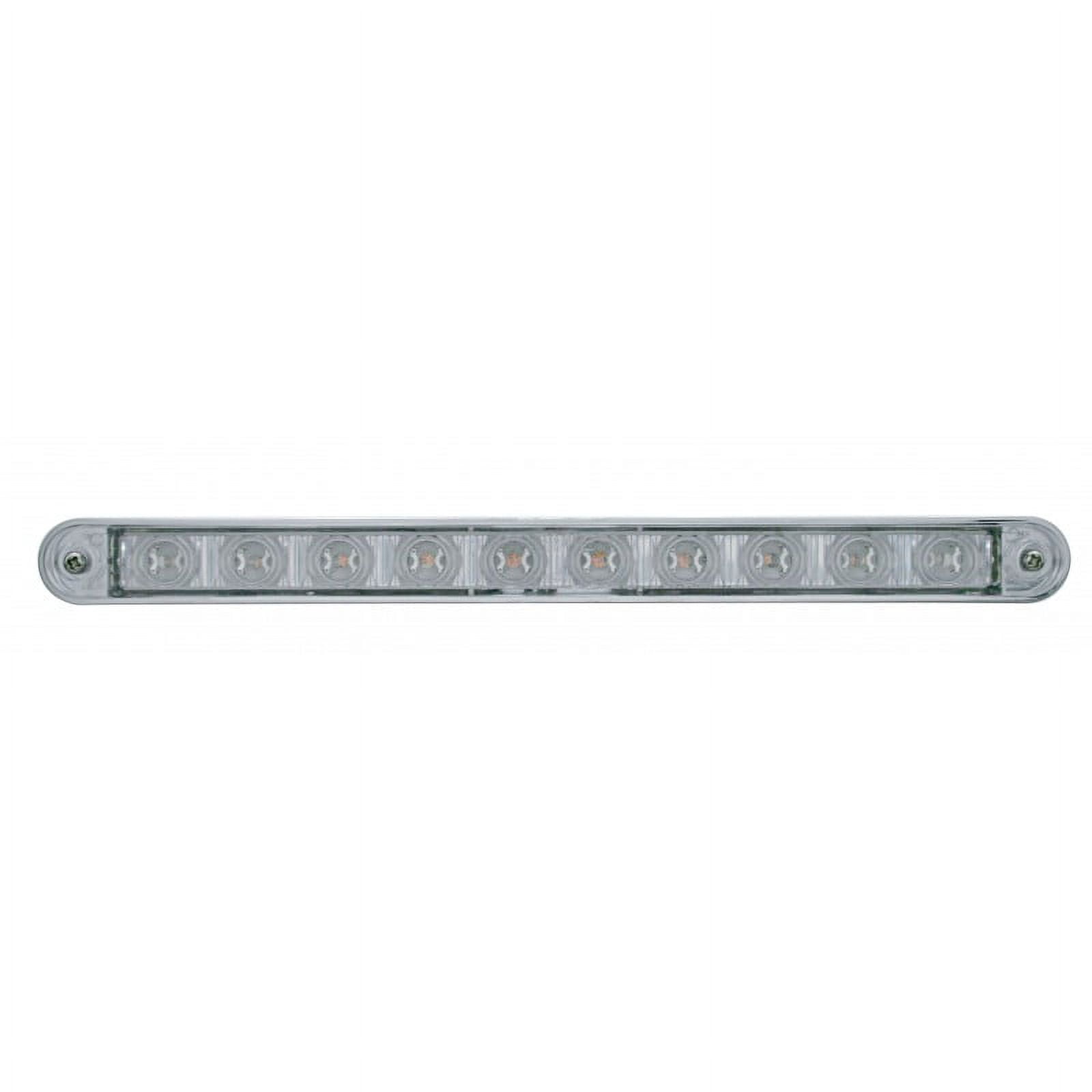 (2) 9" Clear Amber LED Truck Trailer RV Flasher Park Running Turn ...