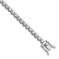 2.95mm 14k White Gold 2 Ct Lab Grown Diamond SI+ G+ Round Tennis ...