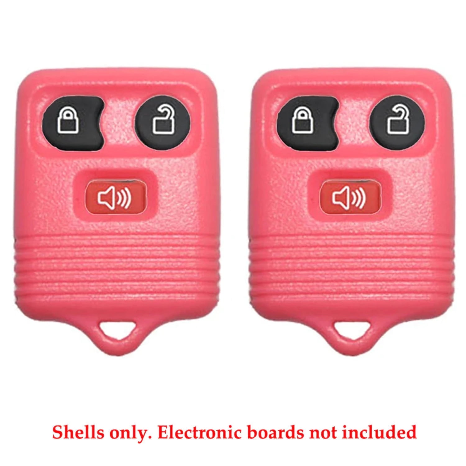 2 AKS KEYS New Shell Case 3 Button Pad Compatible with Ford Remote Key ...