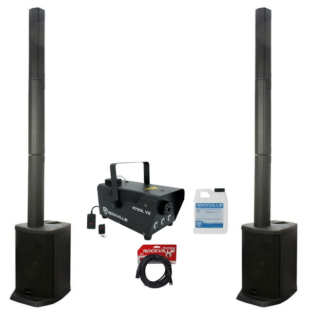 Free Shipping! (2) AMERICAN AUDIO APX CS8 Line Array DJ/PA Speakers w ...