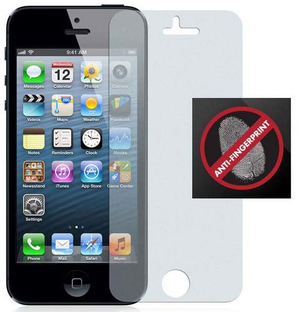 2 ANTI-GLARE FINGERPRINT SCREEN PROTECTOR SCRATCH SAVER FOR iPHONE 5 5s ...