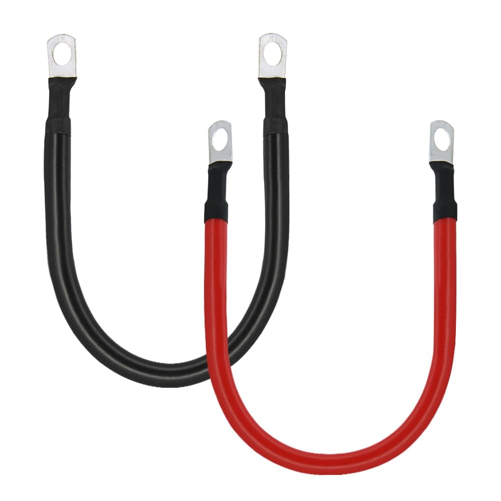 2 AWG Battery Cable 2AWG Gauge Pure Copper Battery Inverter Cables with ...