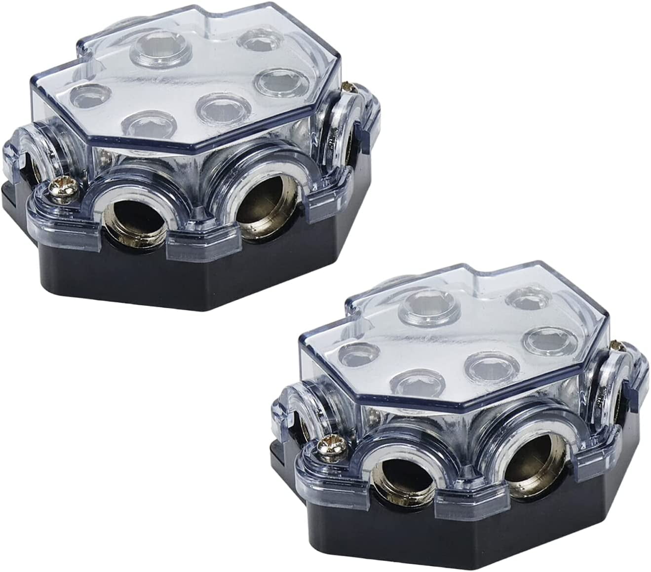2 Absolute PD-150C 0-2-4 Gauge 1 in 5 Ways Out Power Splitter ...