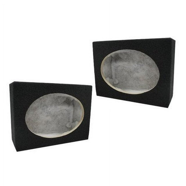 2 Absolute SQ6X9 Single 6x9" Individual Square Speaker Box with ...