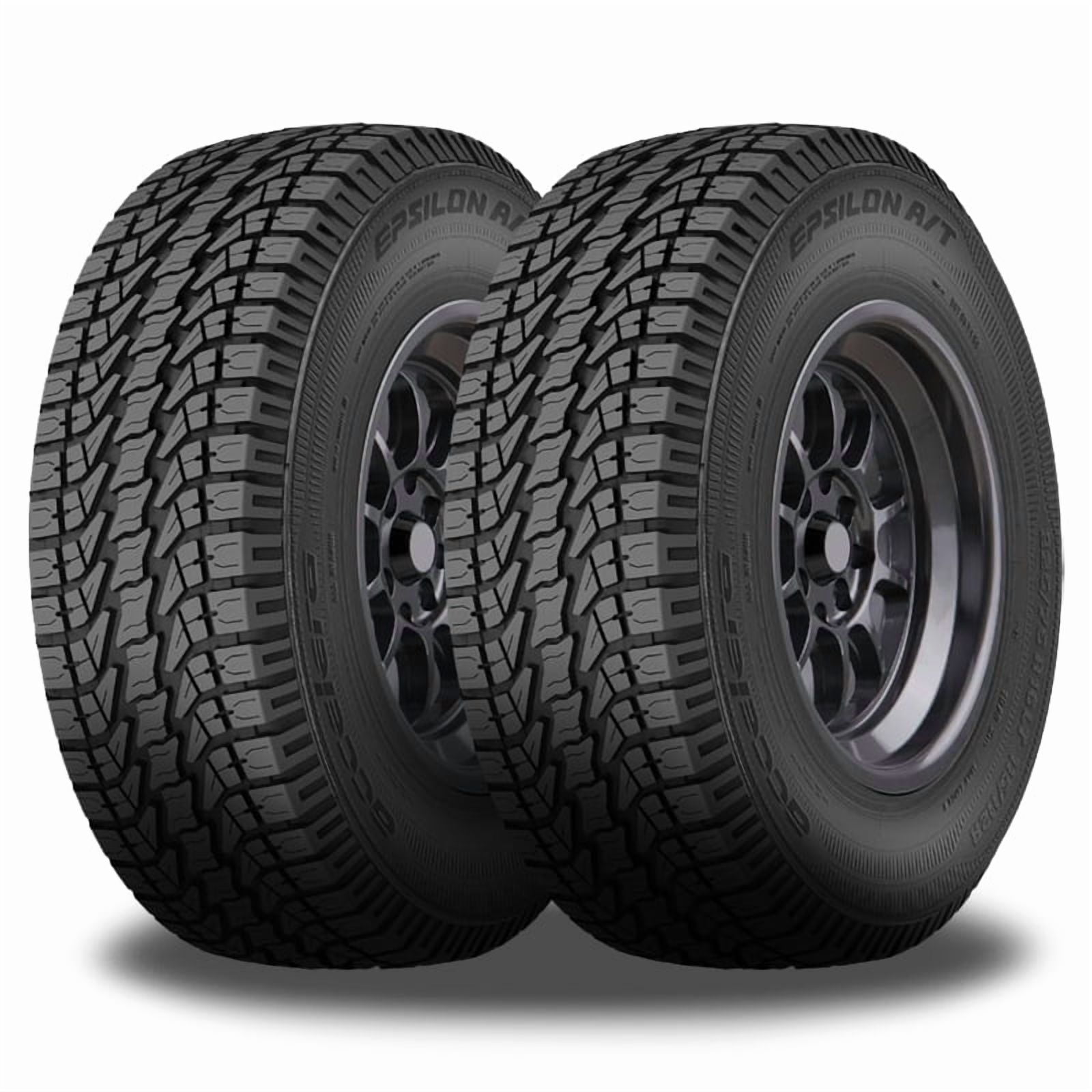 2 Accelera Epsilon AT 245/75R16 111S All Terran On/Off-Road 600AA UTQG ...