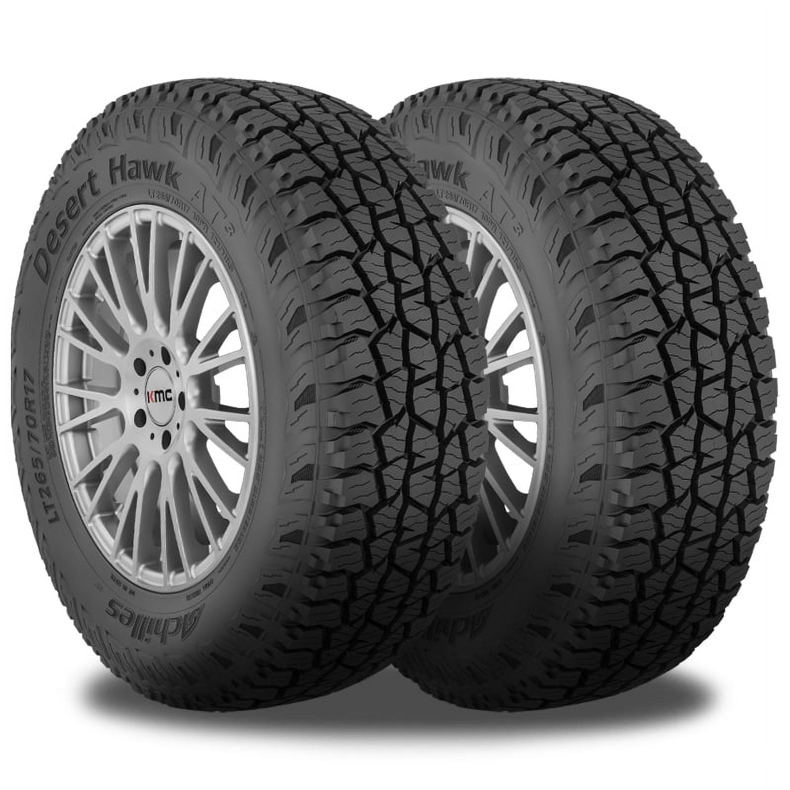 2 Achilles Desert Hawk AT3 245/75R16 120/116S 10 PLY Rating All Terrain ...