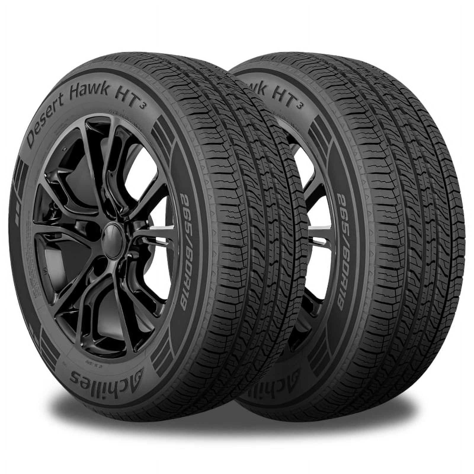 2 Achilles Desert Hawk HT3 225/55R19 99V All Season Highway Tires 60K ...