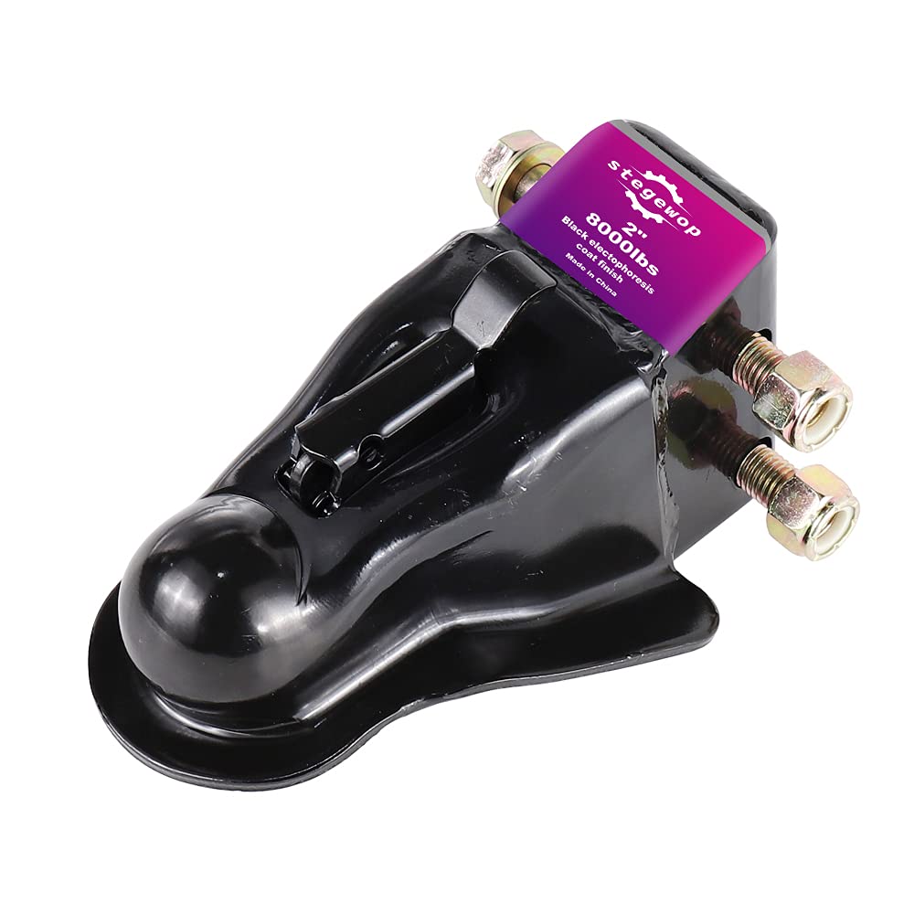 2" Adjustable Trailer Coupler with Trigger Latch SAE Class IV 8000 lb ...