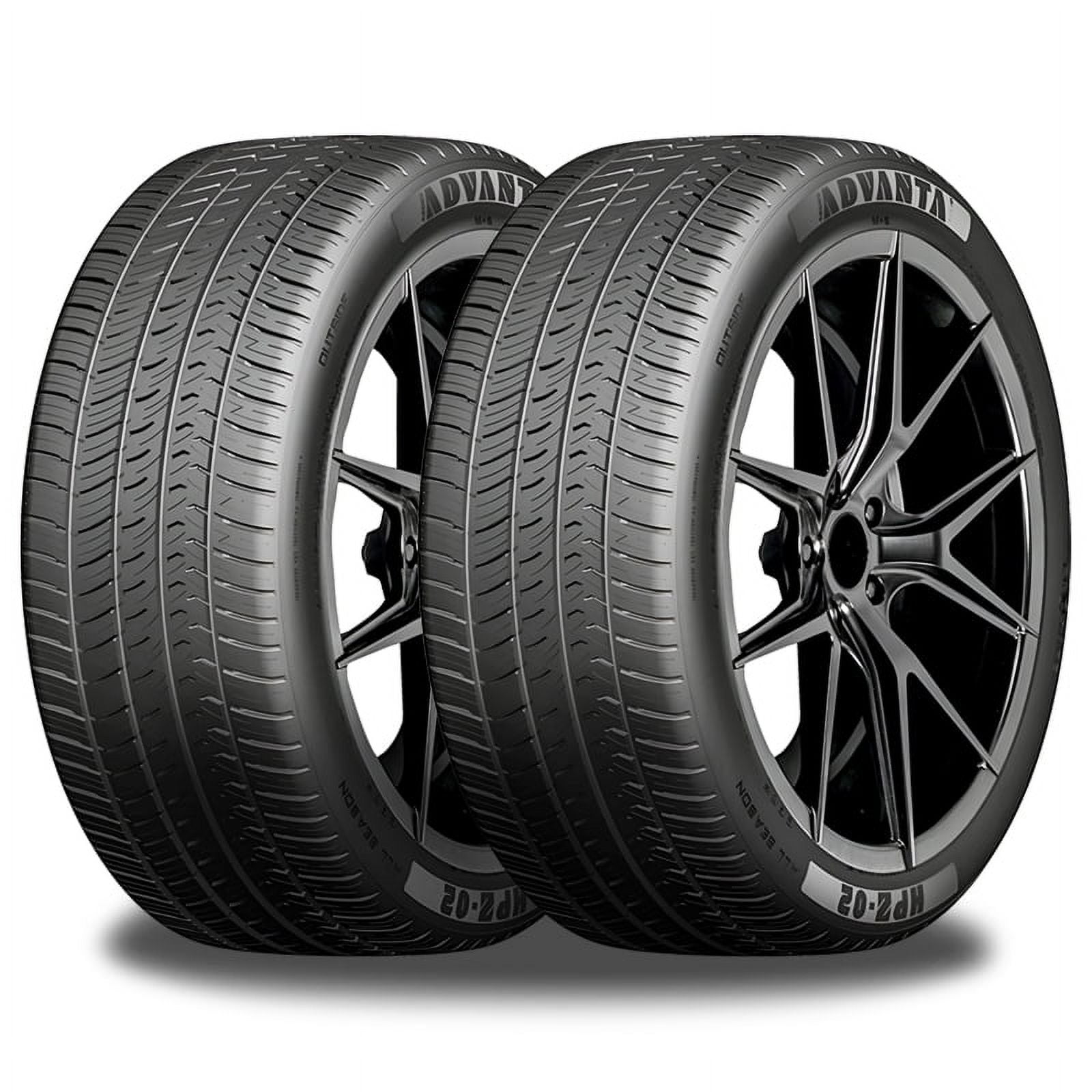 2 Advanta HPZ-02 245/30R20 90W All Season 50K Mile Warranty Extra Load XL Tires 1951340304 / 245 ...