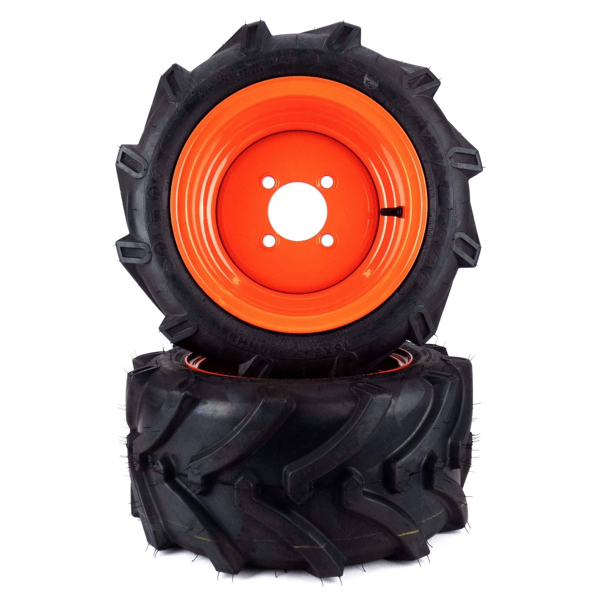 Kubota Heavy Duty 4 Lug Tires & Wheel Assemblies 18x8.50-10 for BX2350D ...
