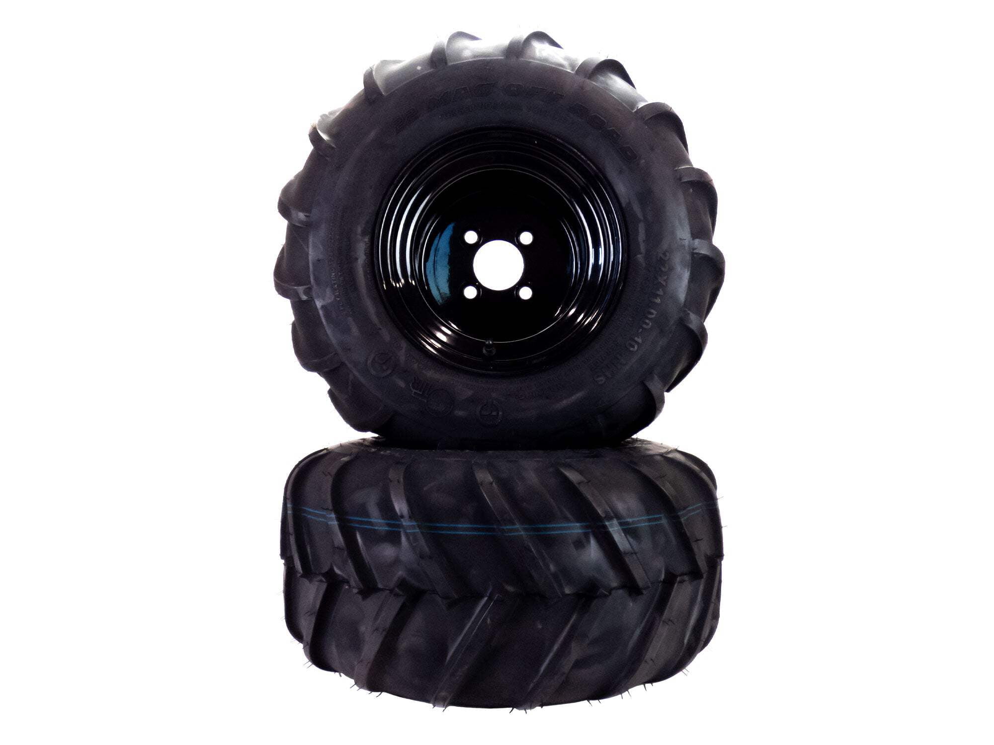 (2) Aggressive Tire Assemblies 22x11.00-10 Hustler Raptor XDX 54" 60 ...